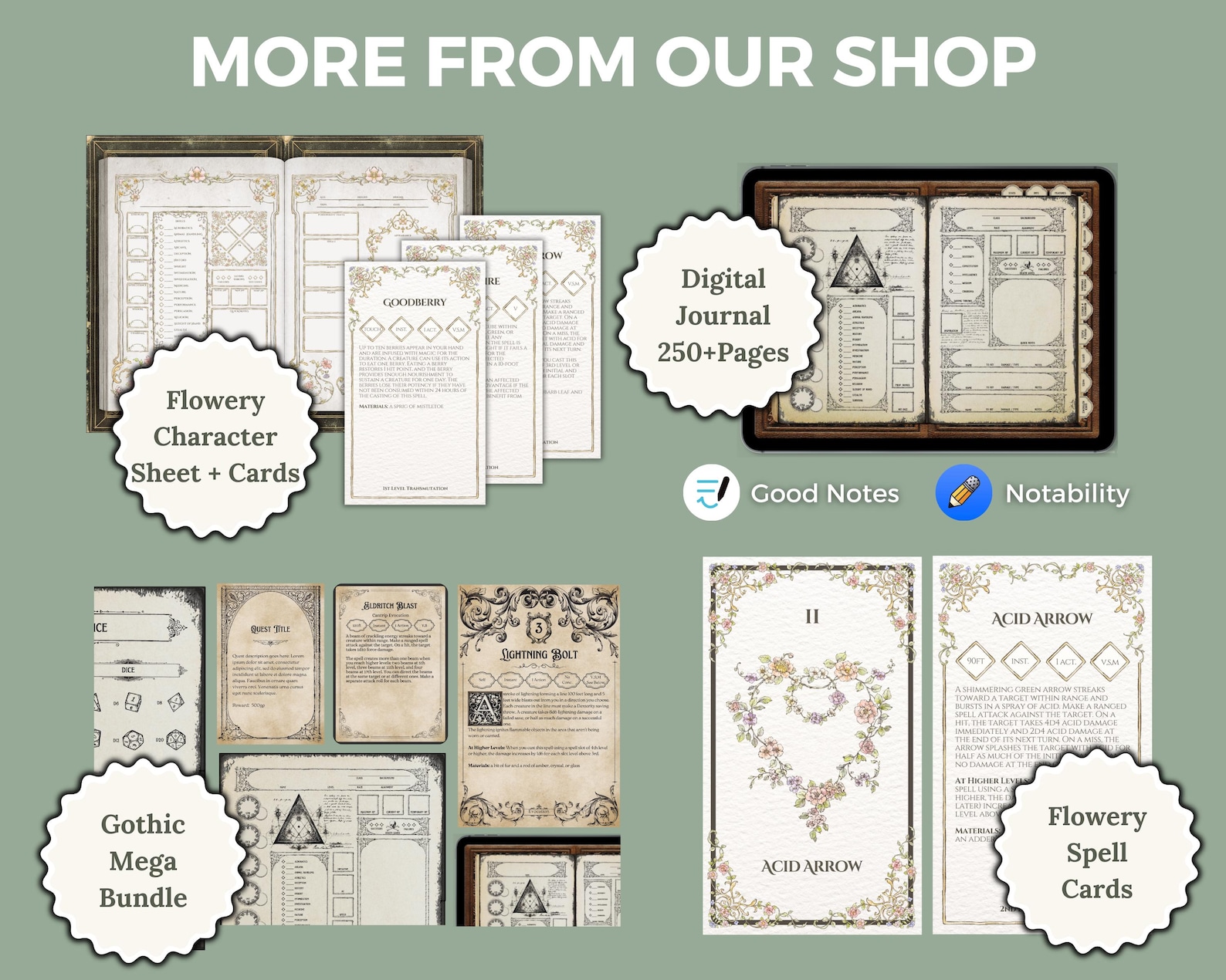 Dnd Character Sheet Victorian | Dungeons and Dragons Form Fillable ...