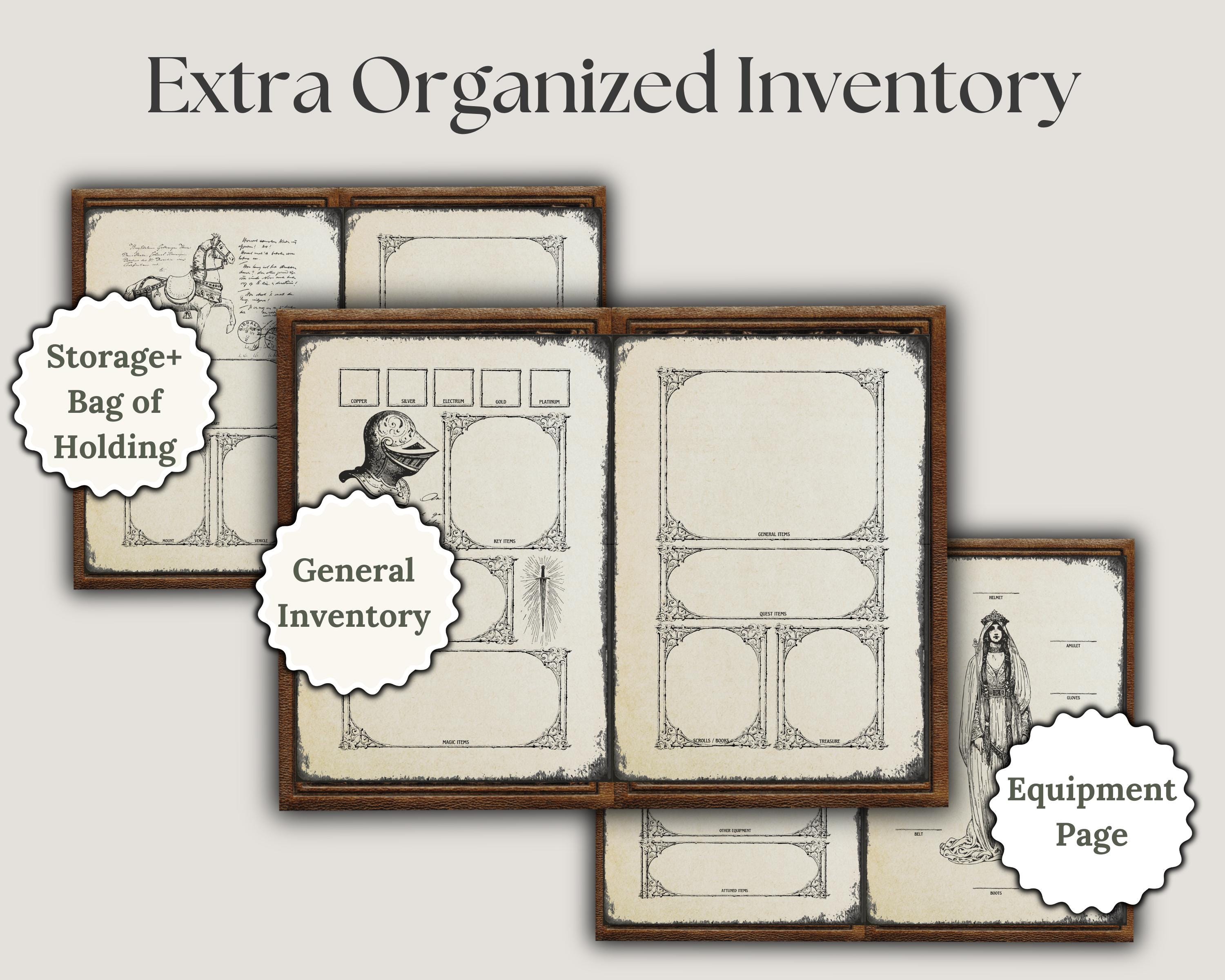 Dnd Gothic Bundle for Dnd 2024 & 2014 | Dnd Character Sheet | Digital ...