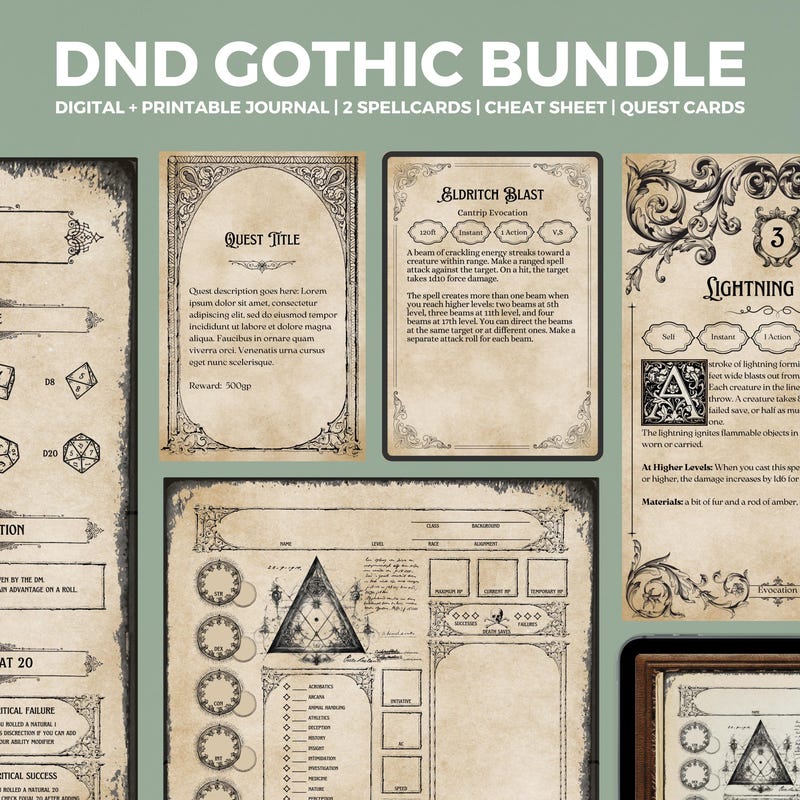 2024 Dnd Spell Cards - Etsy
