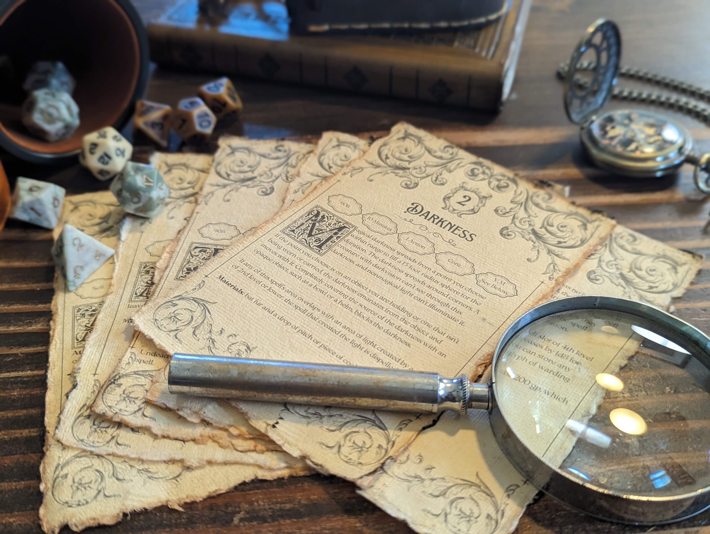 Dnd Artificer 5e Dnd Spell Cards D&D Spellbook Cards Dnd Props Dnd Gift ...