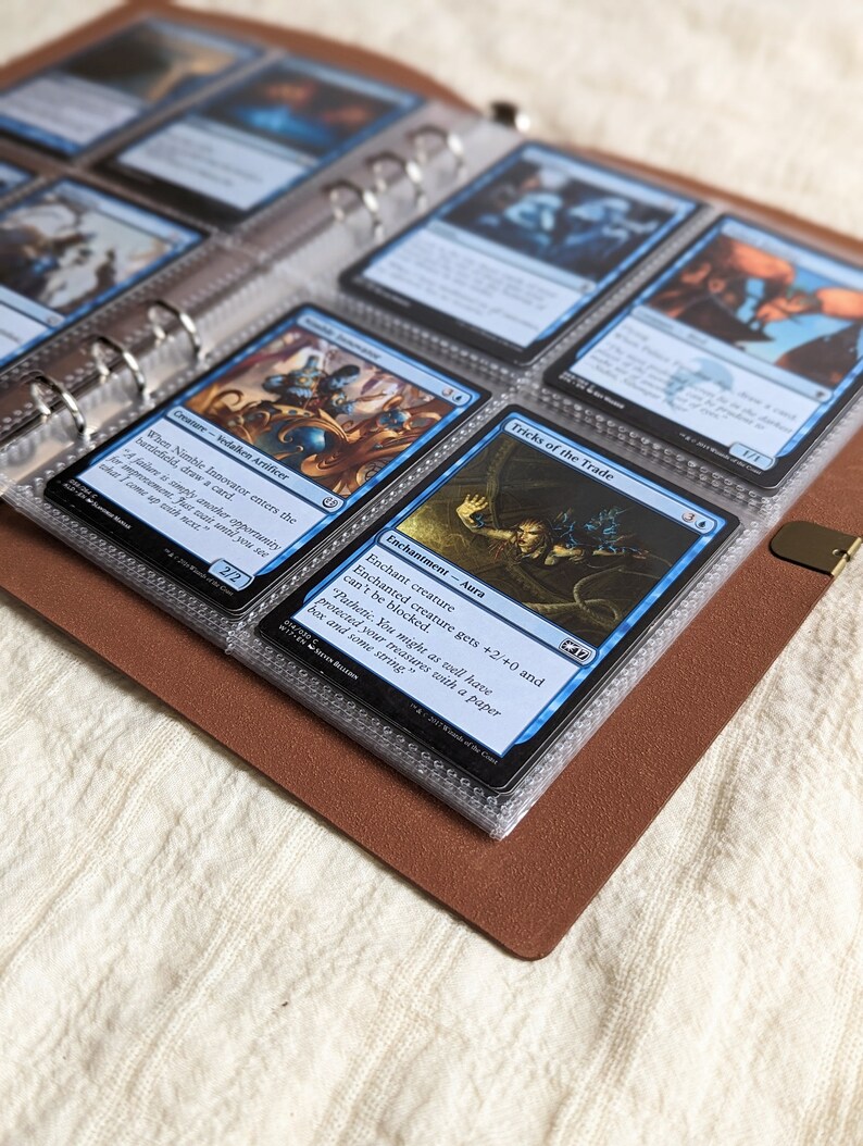 MTG Card Binder Trading Card Binder Card Sleeves MTG Card Storage MTG ...