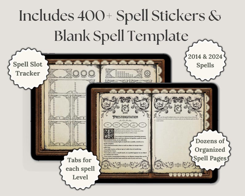 Dnd Gothic Bundle for Dnd 2024 & 2014 | Dnd Character Sheet | Digital ...
