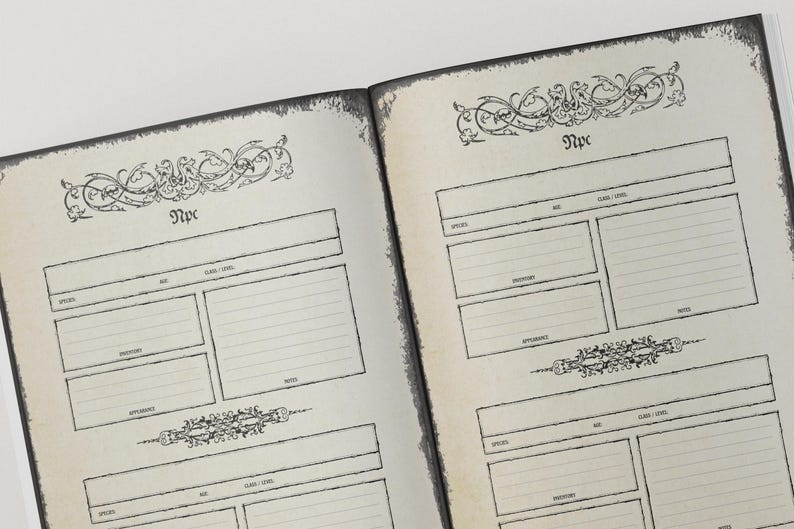 Gothic Dnd Worldbuilding Journal 8.5x11" | 120 Pages Paperback Notebook ...