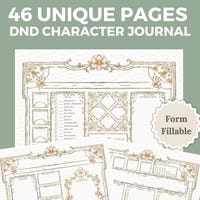 Western Character Sheet - Dnd 5e - Etsy Canada