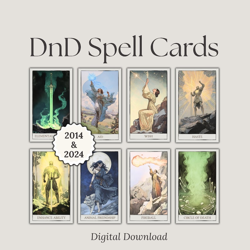 Warlock Spell 5e - Etsy