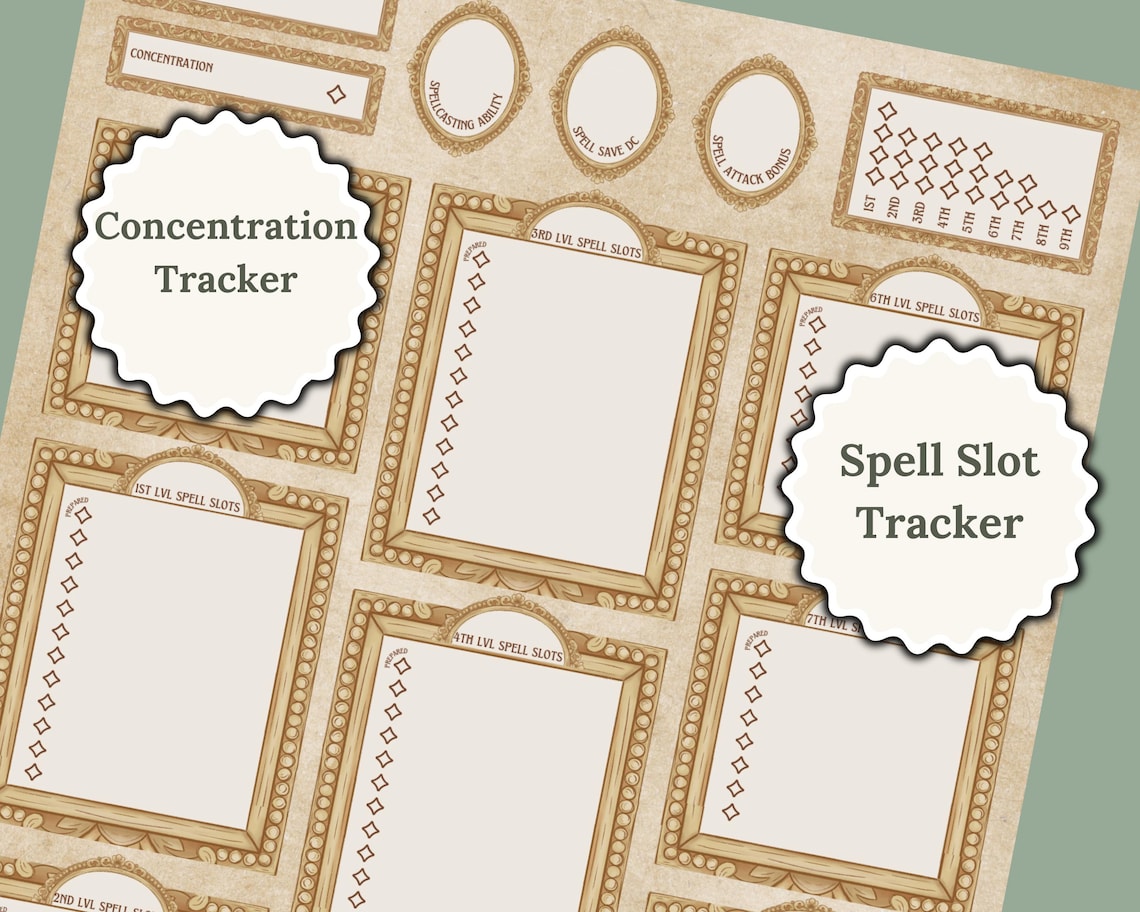 Dnd Character Sheet Victorian | Dungeons and Dragons Form Fillable ...