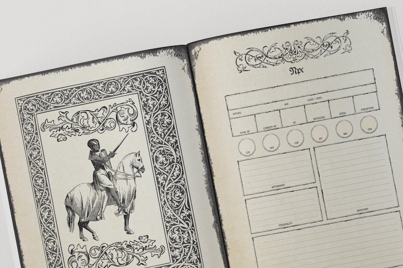 Dnd Dungeon Master Bundle | Worldbuilding Journal | Session Planner ...