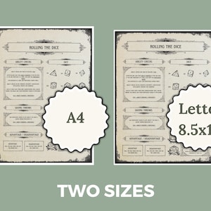 Dnd Cheat Sheet Player Guide Dnd 5e Reference Sheet Dungeons and ...