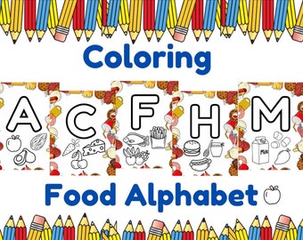 26 Printable Animal Alphabet Coloring Pages Worksheets for Kids ...