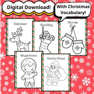50 Printable Christmas Coloring Pages Worksheets (with Christmas ...