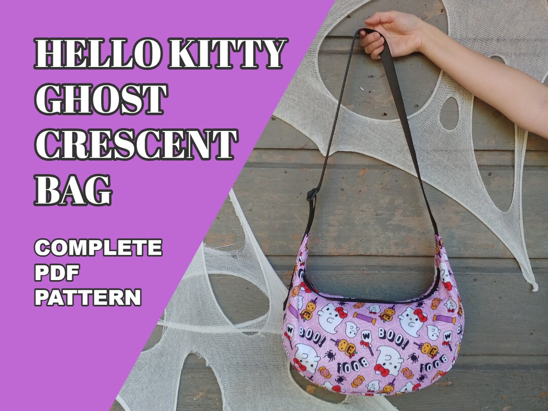 Boo Ghost Crescent Bag PDF Sewing Pattern - Etsy