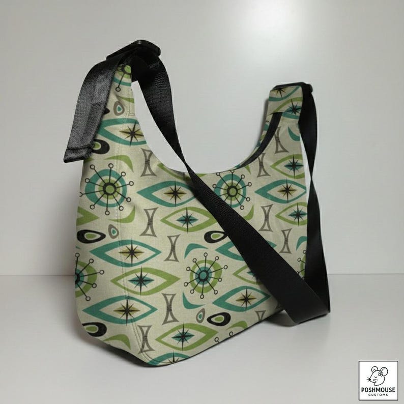 Mid Century Crescent Bag Pattern: Beginner PDF Sewing Tutorial for ...