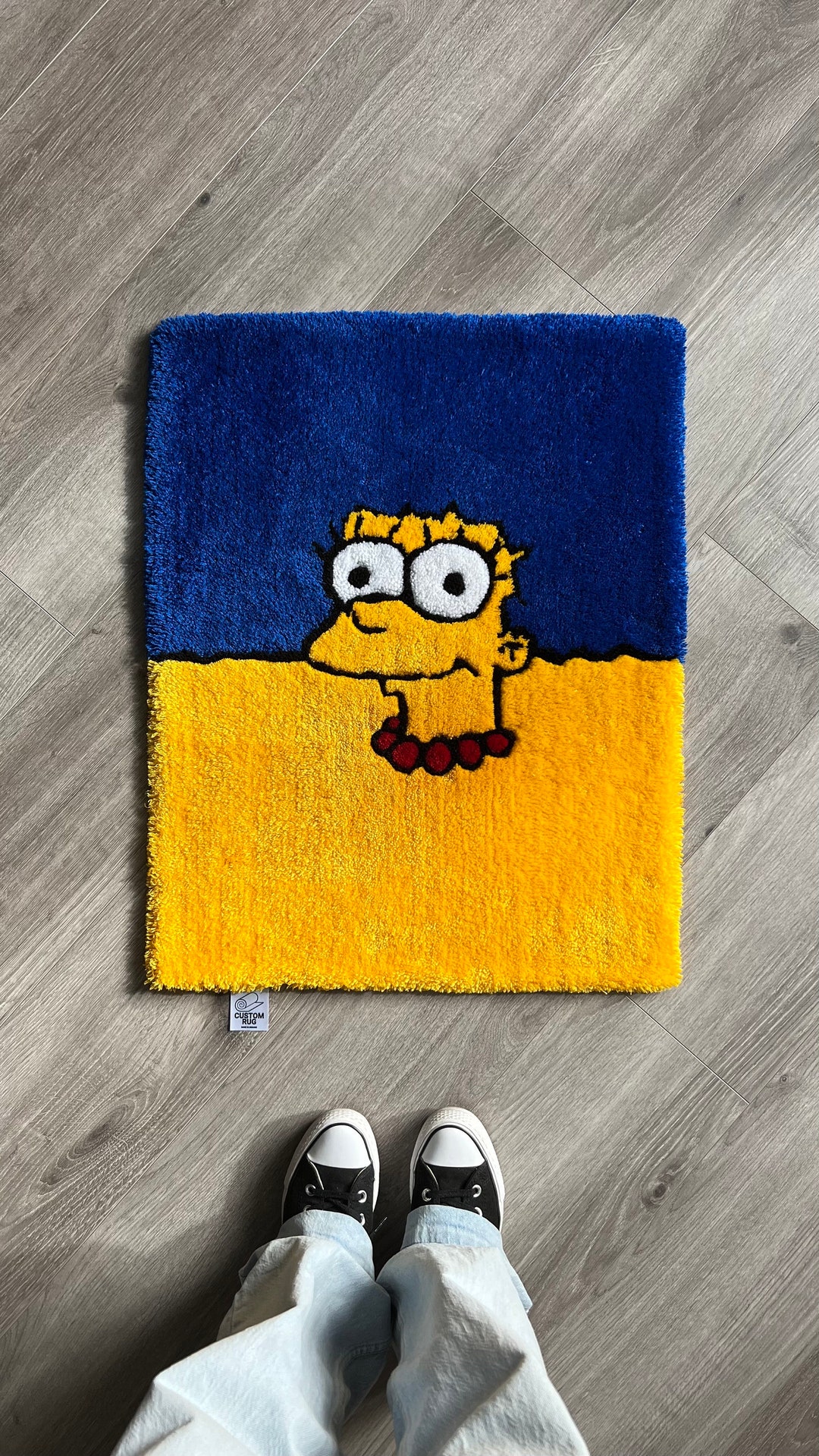 Marge Simpson Custom Rug, Handmade Tufted Rugs, Modern Rugs - Etsy