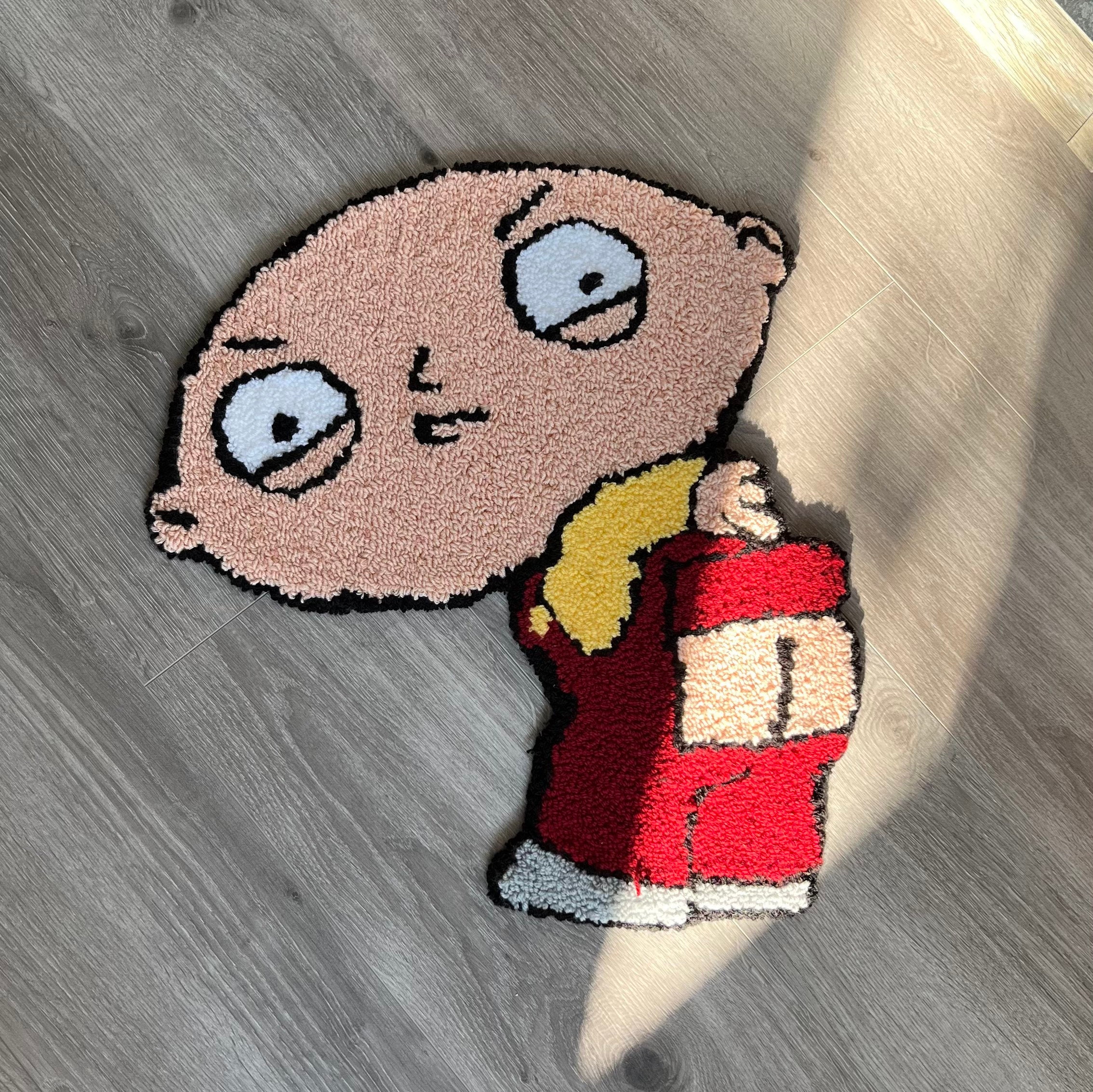 Stewie Griffin Custom Rug, Handmade Tufted Rugs, Modern Rugs - Etsy