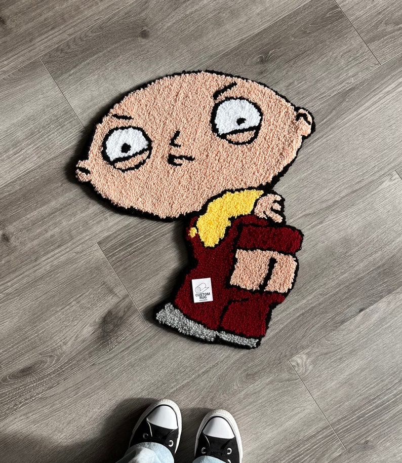 Stewie Griffin Custom Rug, Handmade Tufted Rugs, Modern Rugs - Etsy ...