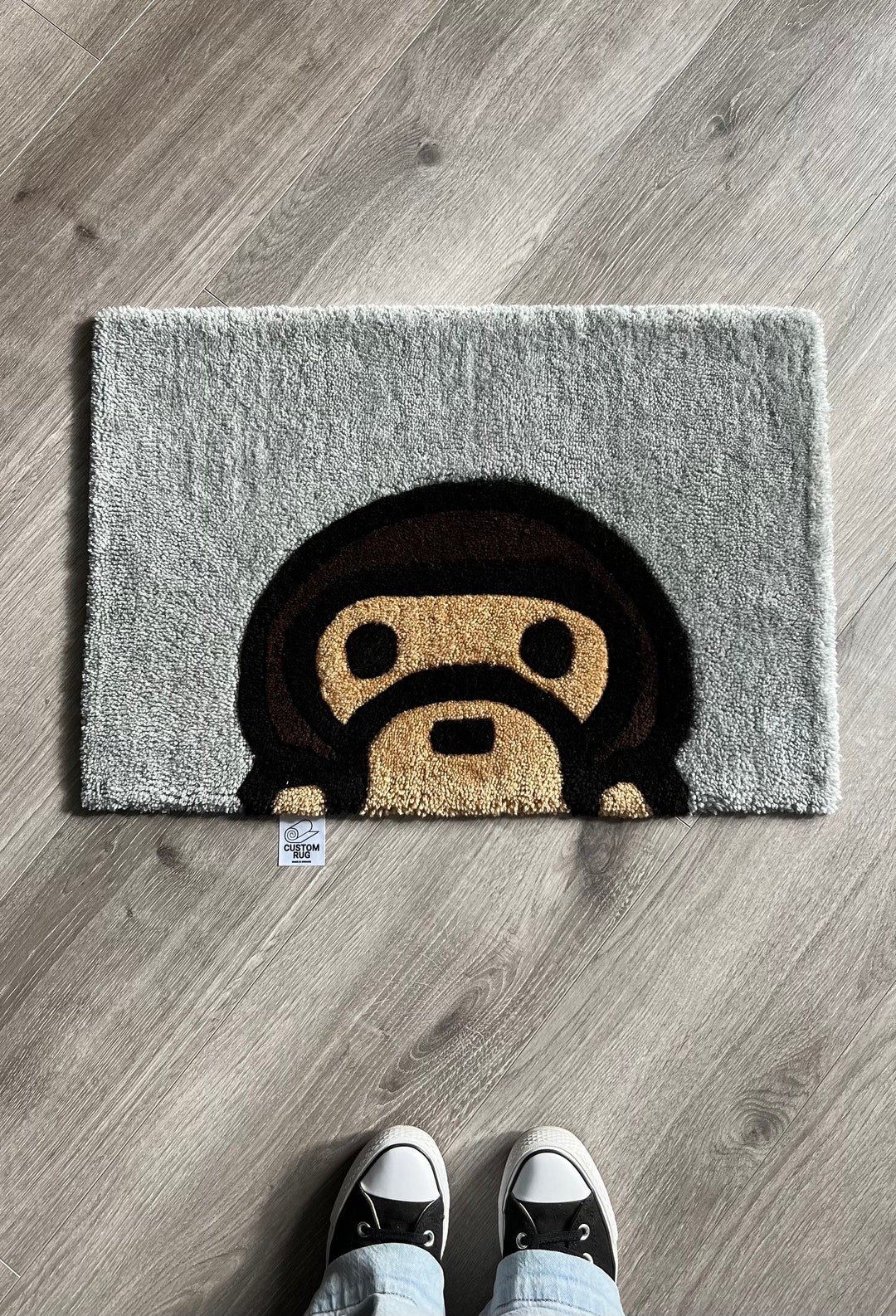 Bape Monkey Custom Rug Handmade Tufted Rugs Modern Rugs - Etsy