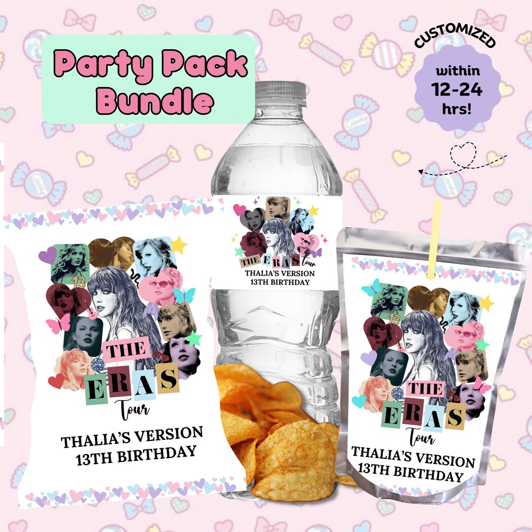 Eras Tour Party Pack Bundle. Eras Party Decoration. Eras Party Pack ...