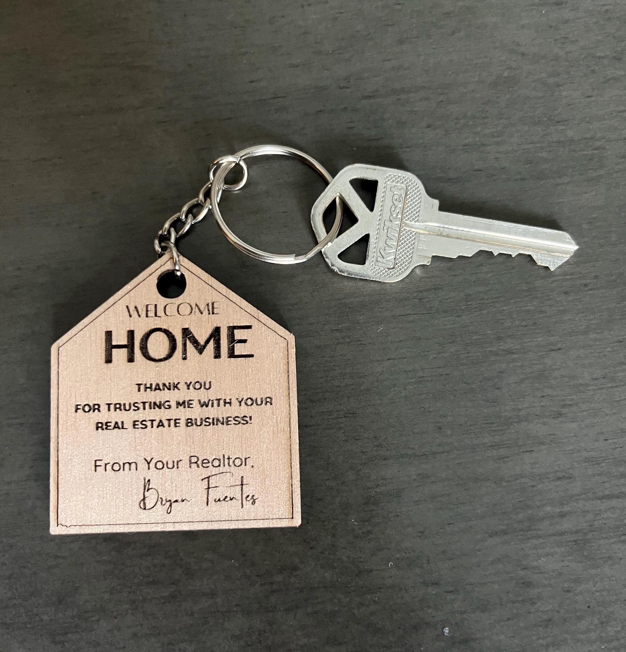 Realtor Closing Gift Key Tag QR Code - Etsy