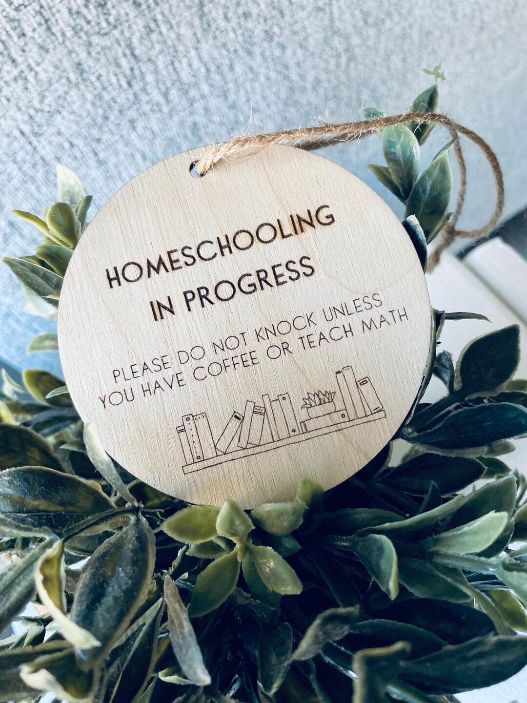 Wooden Homeschool Sign, Engraved Homeschool, Learning Door Sign, Do Not ...