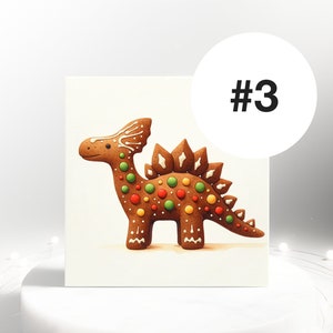 Printable Christmas Card | Greeting Cards | Cute Animals | Gingerbread ...