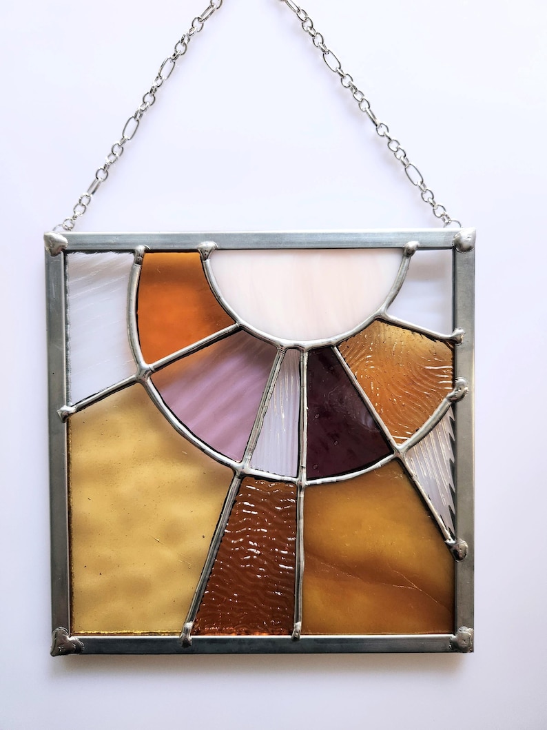 Stained Glass Starburst in Autumn - Etsy
