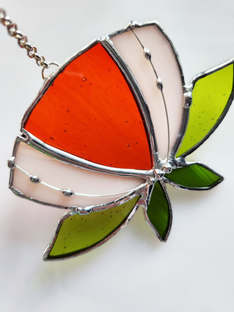 Stained Glass Flower Suncatcher (style 2) - Etsy