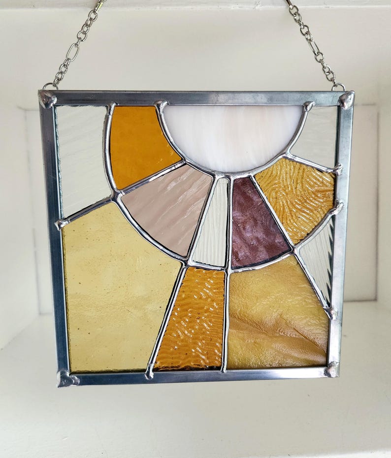 Stained Glass Starburst in Autumn - Etsy