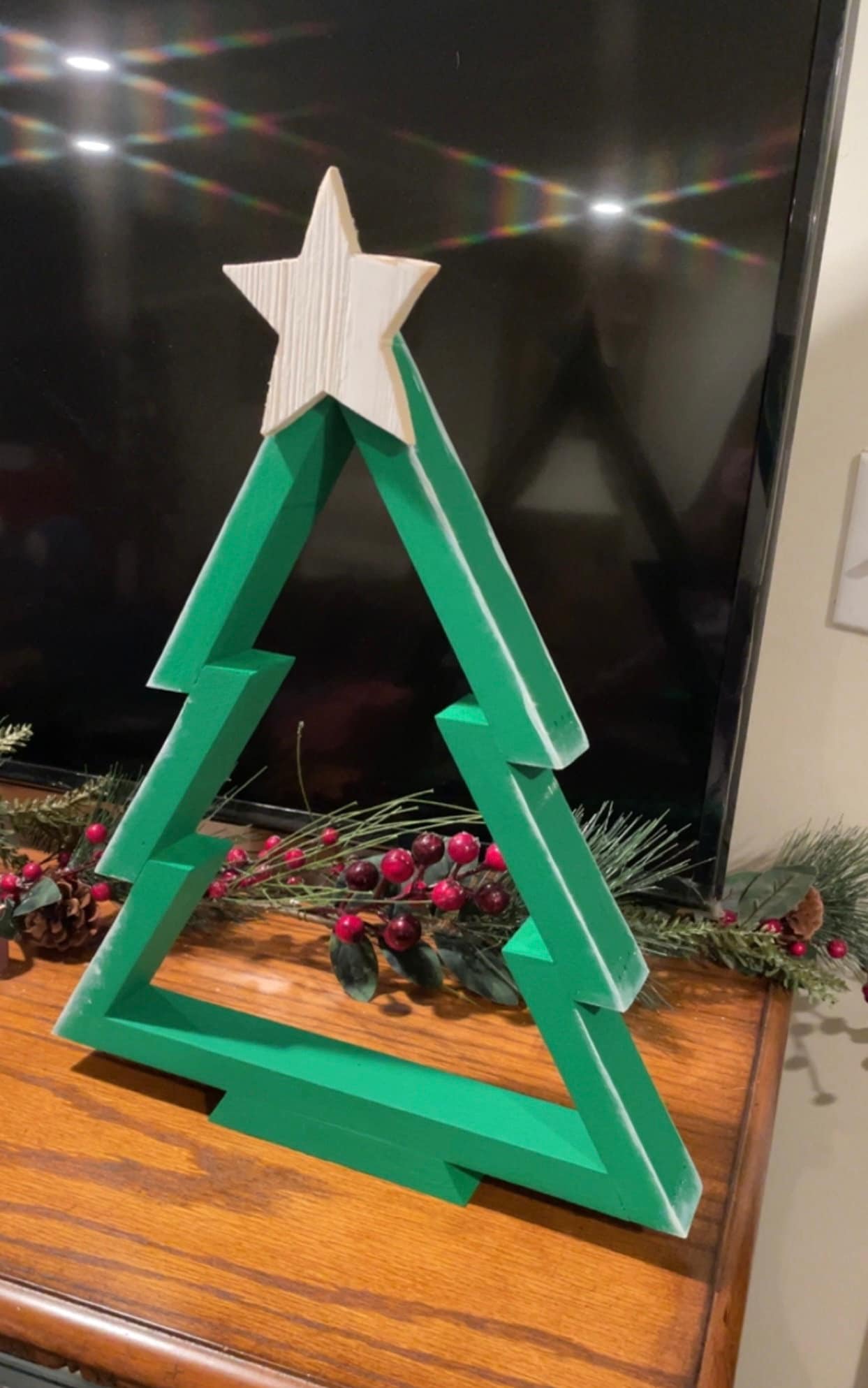 Wooden Christmas Tree 15 Inches Tall 12 Inches Wide - Etsy