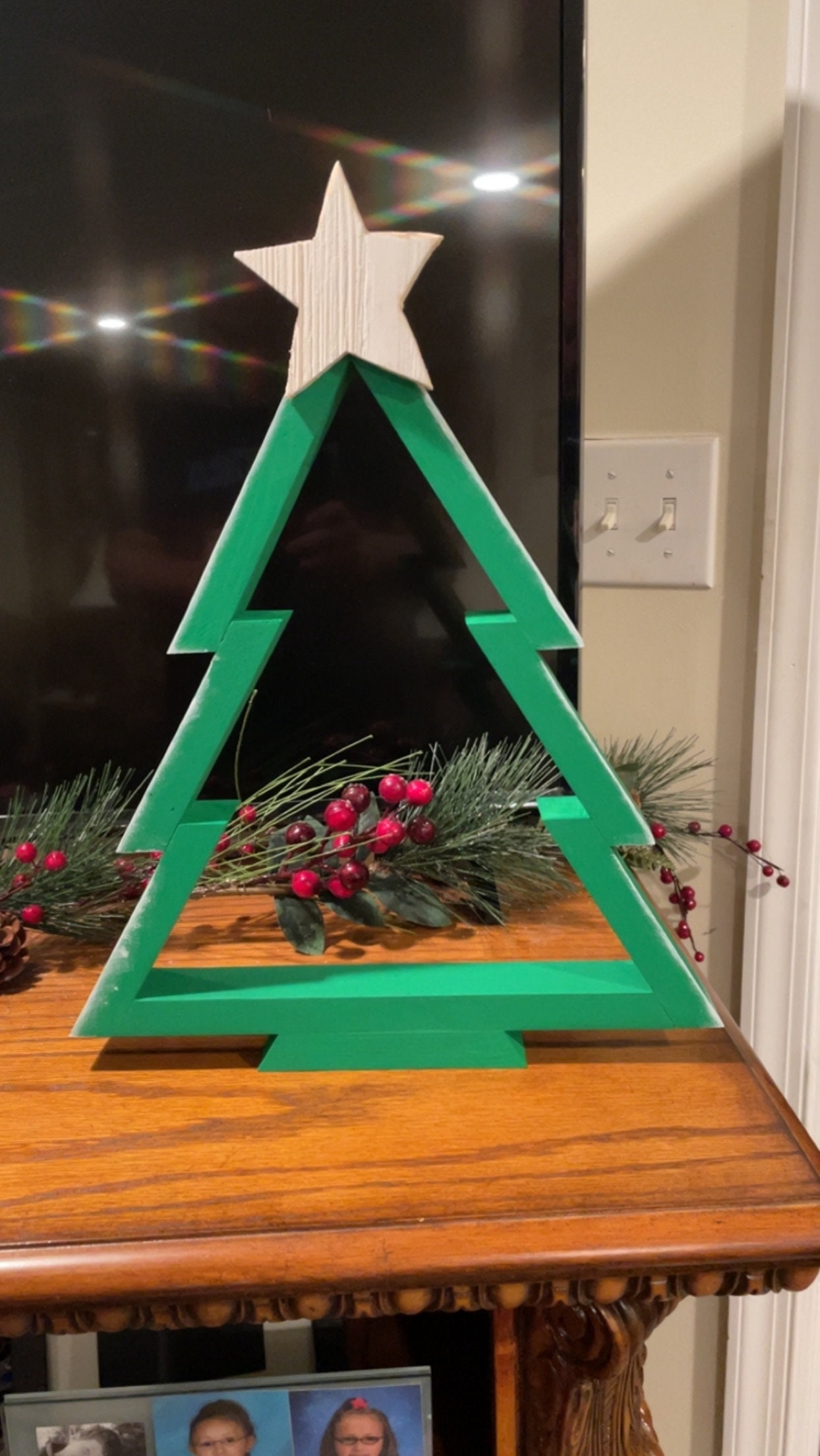 Wooden Christmas Tree 15 Inches Tall 12 Inches Wide - Etsy