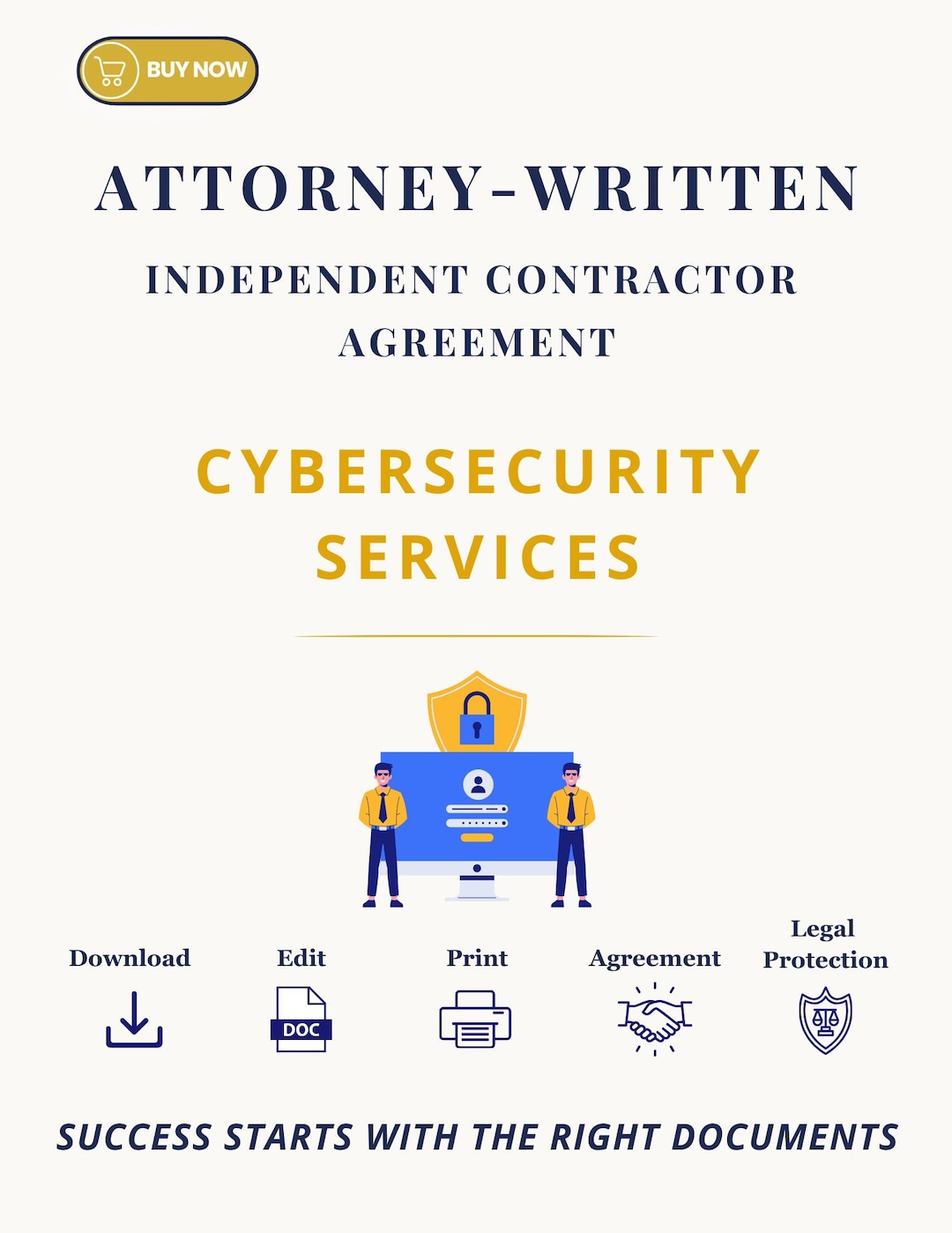 Editable Cybersecurity Services Agreement Template, Attorney-written ...