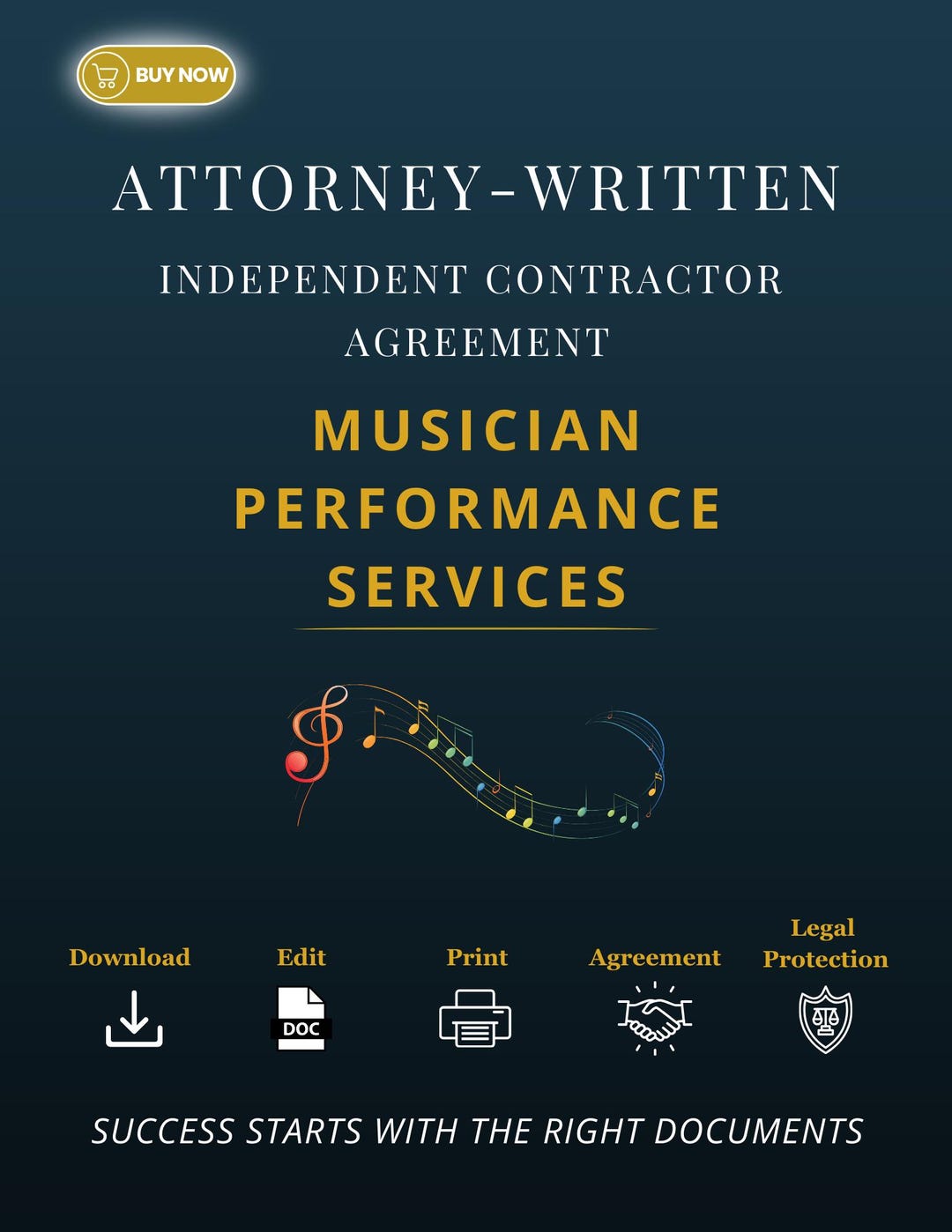 Musician Contract Agreement Form | Secure Your Performance Services ...