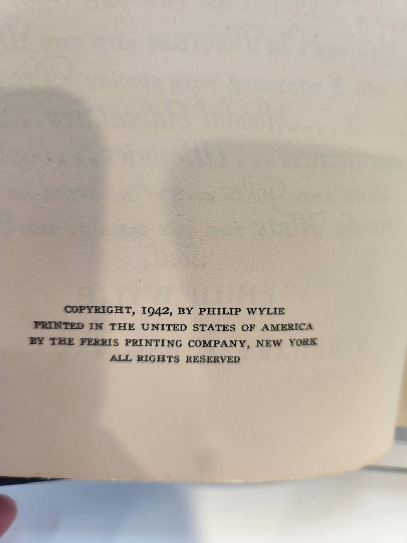 Vintage Generation of Vipers Book by Philip Wylie - 1942 Classic Social ...