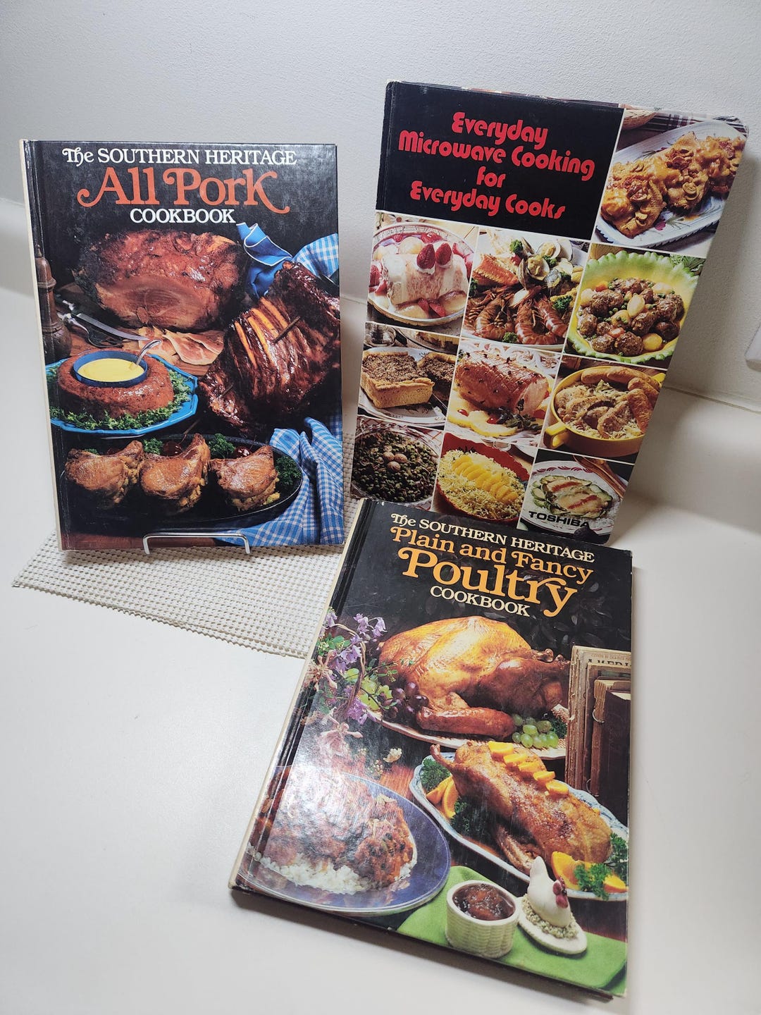 Set of 3 Southern Heritage Vintage Hardcover Cookbooks - Charming ...