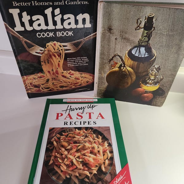Italian Cookbooks - Etsy