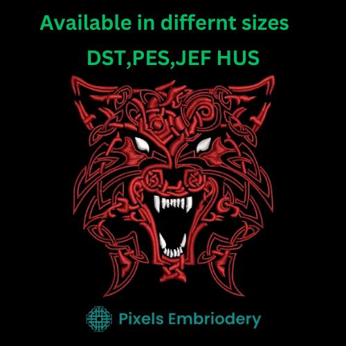Howling Wolf Machine Embroidery Designs , Howling Wolf Embroidery ...