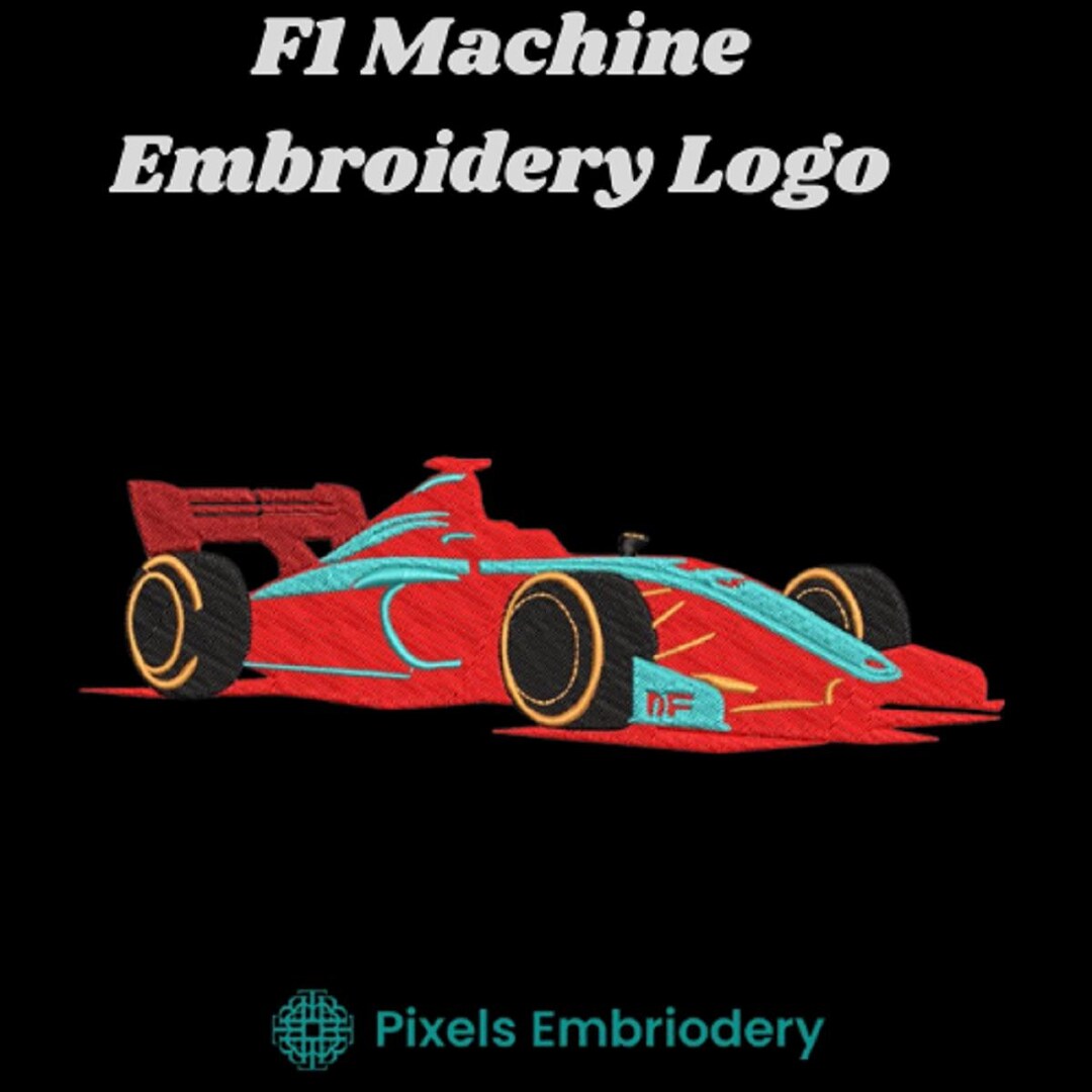 F1 Machine Embroidery Logo, Racing Pes,machine Embroidery Formula 1 ...