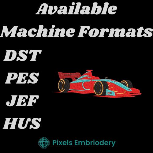 F1 Machine Embroidery Logo, Racing Pes,machine Embroidery Formula 1 ...
