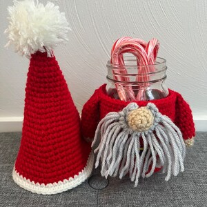 Crochet Pattern for Santa Jar - Etsy