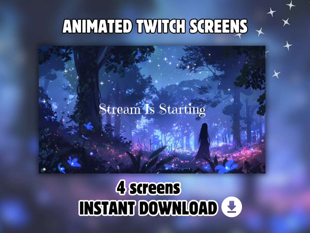 Twitch Screens Fairy Twitch Screen Twitch Stream Screen Starting Soon ...