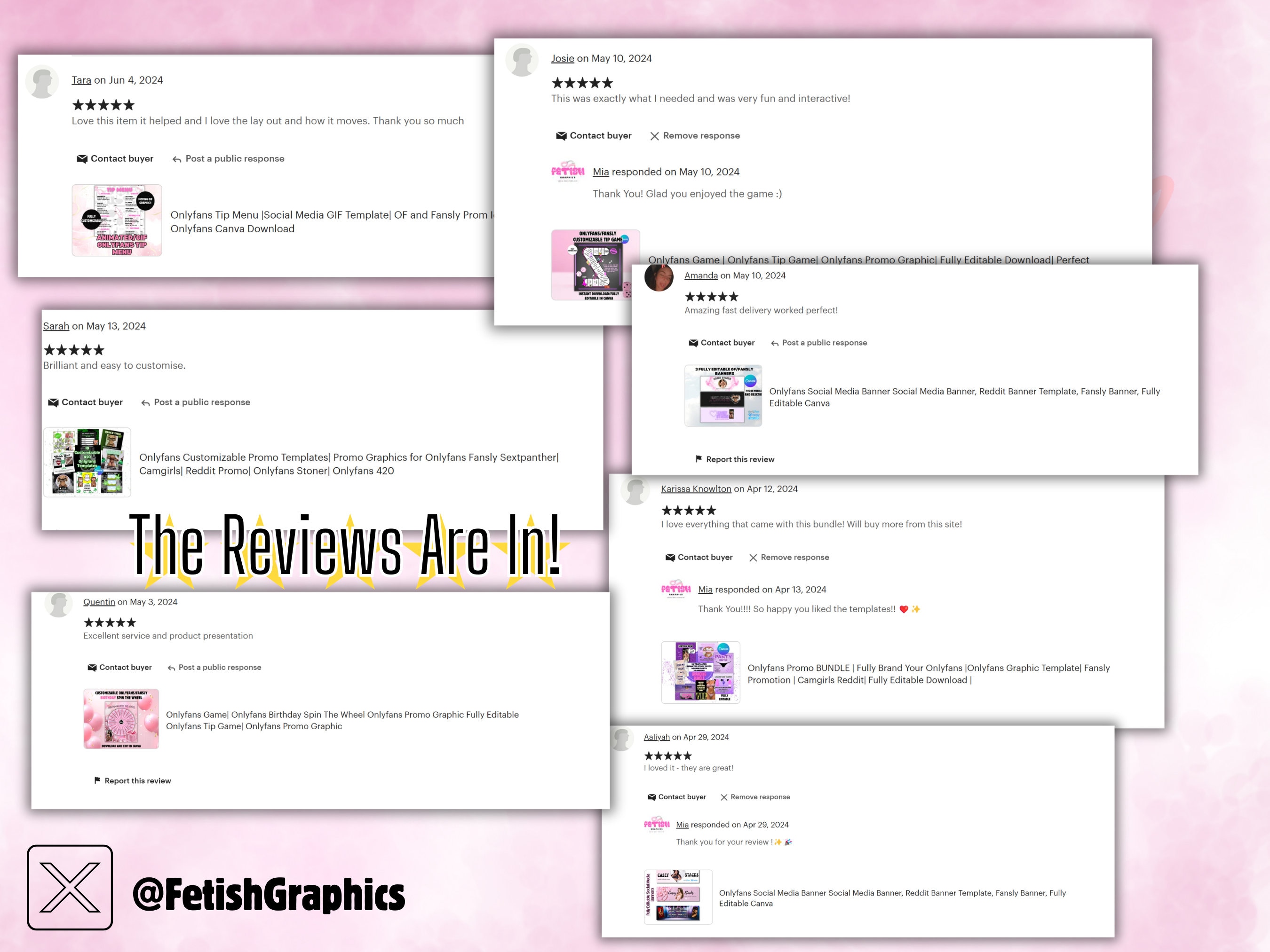 Onlyfans Branding Bundle: Graphic Templates for Promotion (digital ...