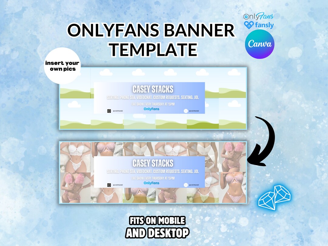 Onlyfans Banner Template Social Media Banner Reddit Banner Fansly Banner Fully Editable