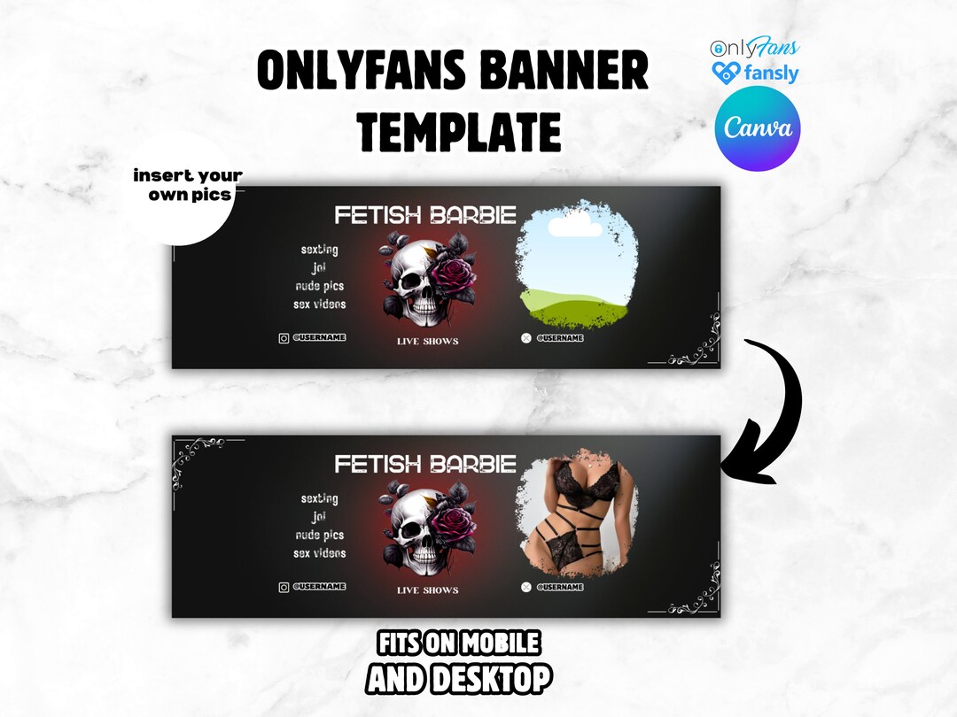 Onlyfans Banner Template Great For Cam Models Fansly Reddit Onlyfans Promo Template Social