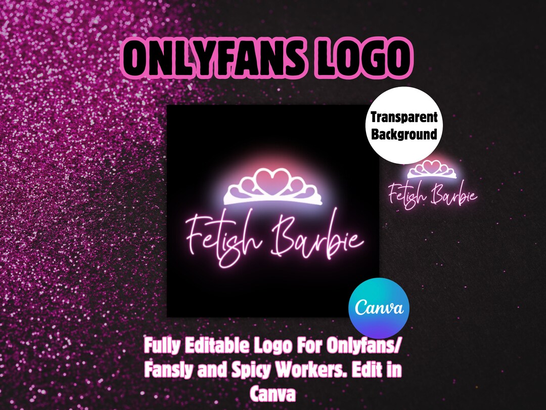 Editable Onlyfans Logo Template: Canva Branding Graphic (digital ...