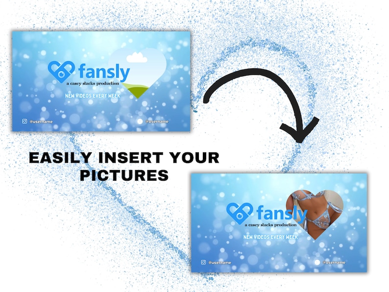 Fansly Customizable Video Intro Onlyfans Promo Graphic Perfect for ...