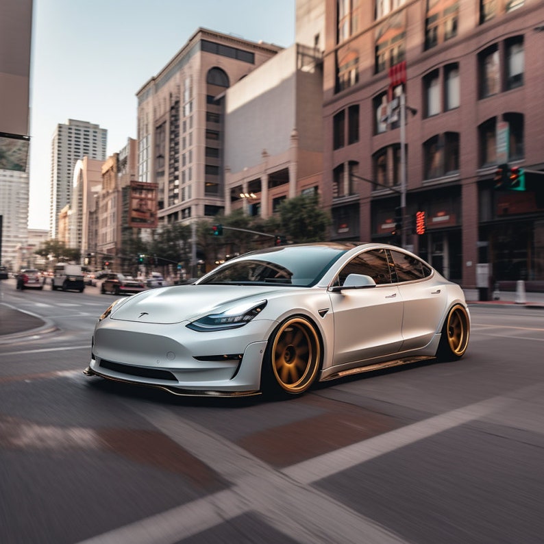 Tesla Model 3 Slammed Images - Etsy