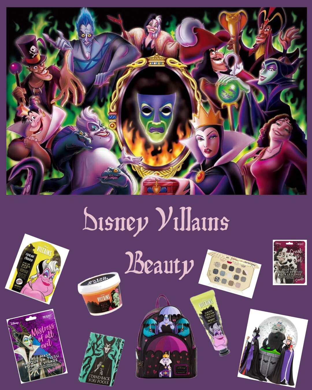 Disney Villains Beauty Kit Makeup Cosmetics Bag - Etsy