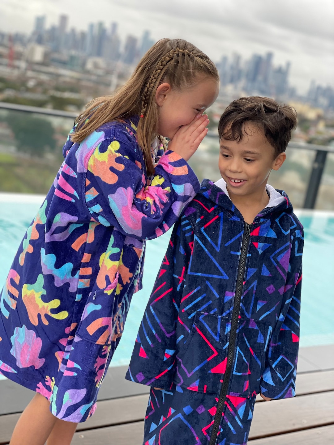 Kids Swim Towelling Robe - Etsy