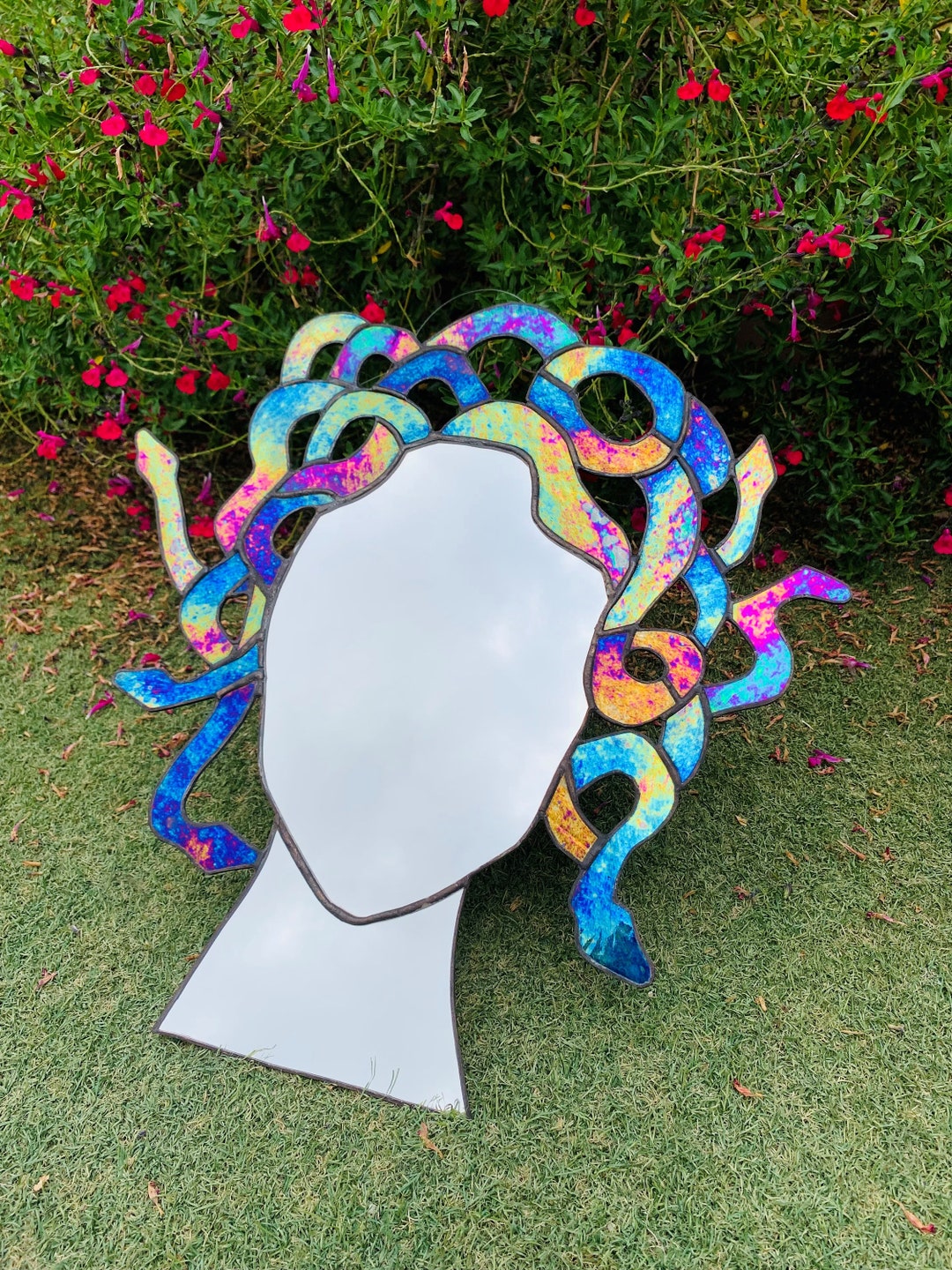 Stained Glass Medusa Mirror - Etsy