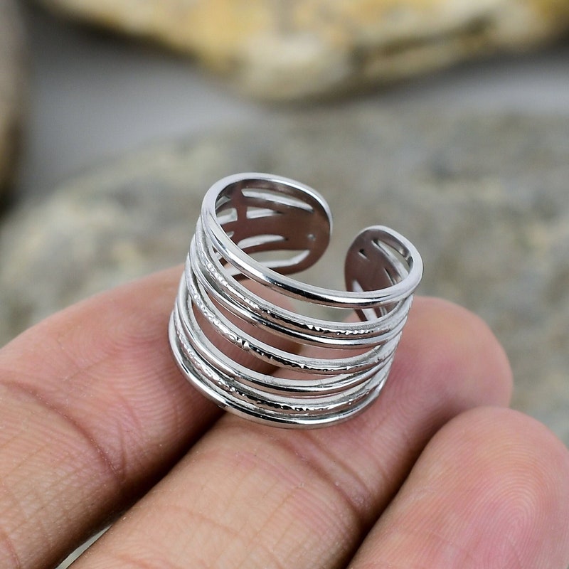 Large Steel Ring - Etsy