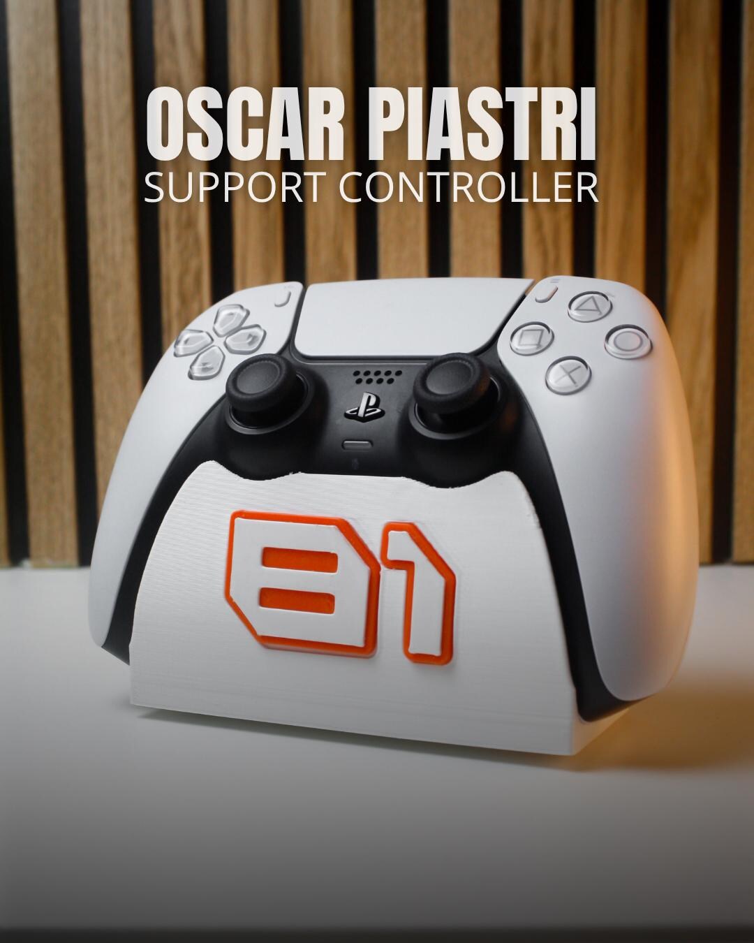 PS5 Controller Stand – Oscar Piastri Edition (formula 1) - Etsy